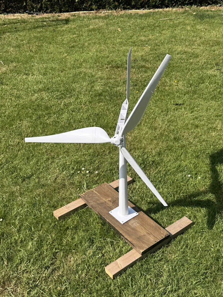 3-Blade Wind Turbine v2 - Free 3D Print Model - MakerWorld