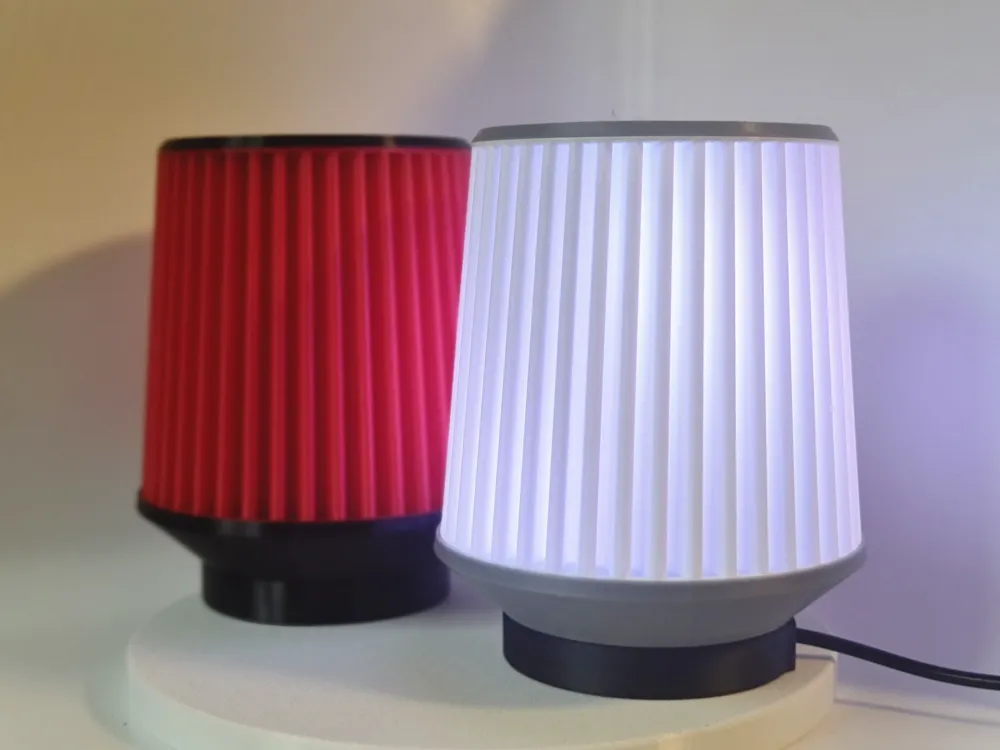 Air Filter Lamp 001 or any LED strip by Sanja 3D MakerWorld: Download ...
