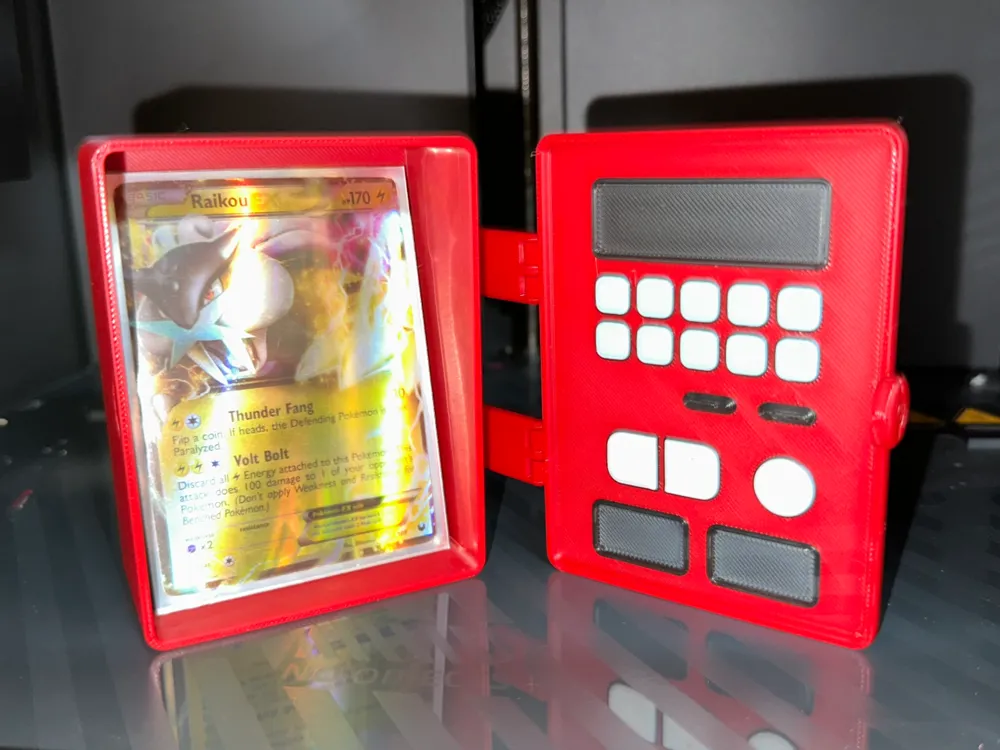 Pokédex Sleeved Pokémon Card Case - Free 3D Print Model - MakerWorld