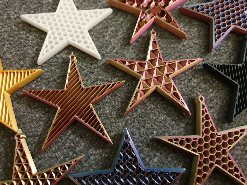 Infill-art Christmas decorations / Füllmuster - Weihnachtsschmuck by ...