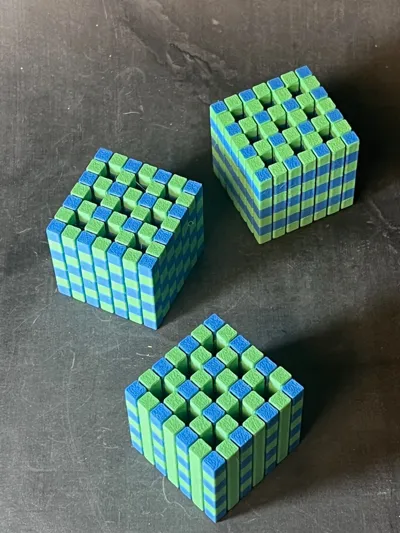 Checkered Flexigrid Collection by jetpad MakerWorld: Download Free 3D ...