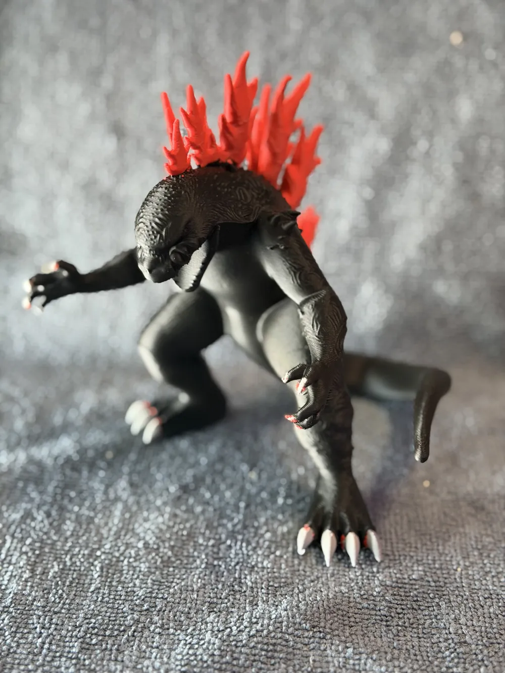 Radioactive Kaiju/Godzilla Scale Display Model - Free 3D Print Model ...