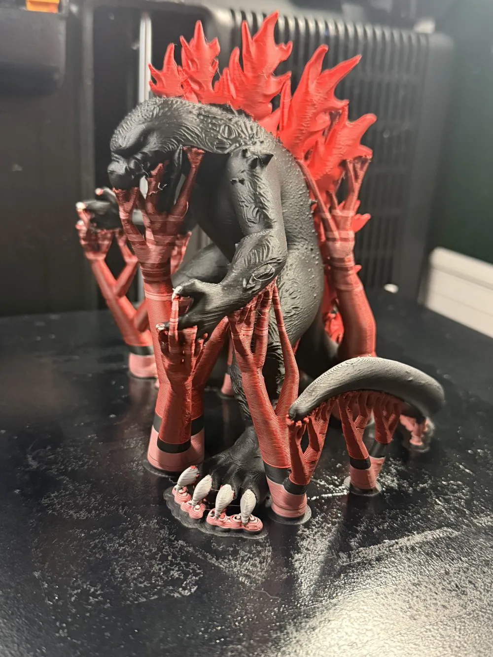 Radioactive Kaiju/Godzilla Scale Display Model - Free 3D Print Model ...
