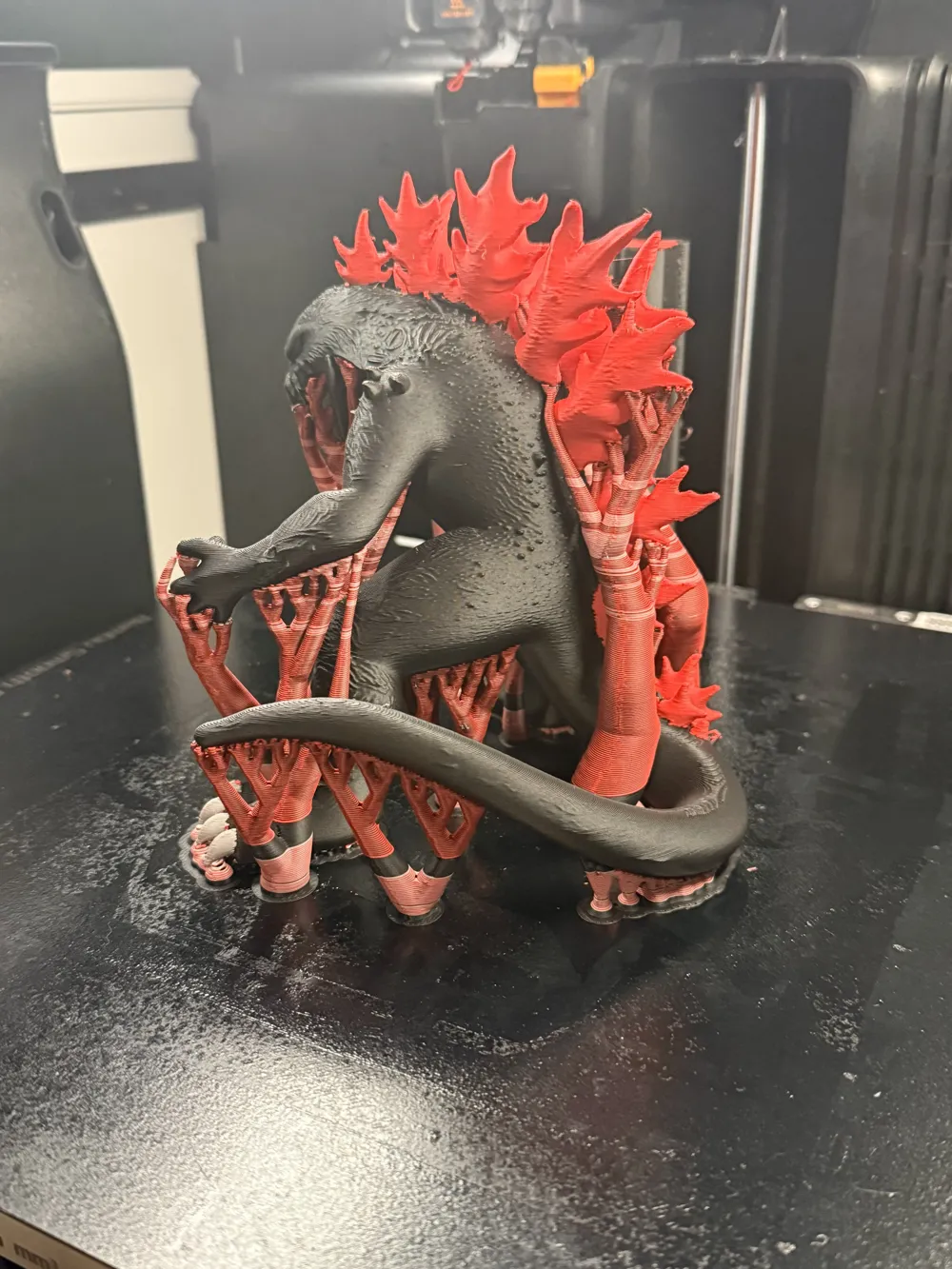 Radioactive Kaiju/Godzilla Scale Display Model - Free 3D Print Model ...