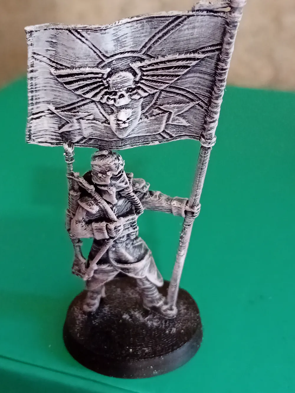 ww1 soldier with flag - wargaming soldier 28mm toy - Free 3D Print ...