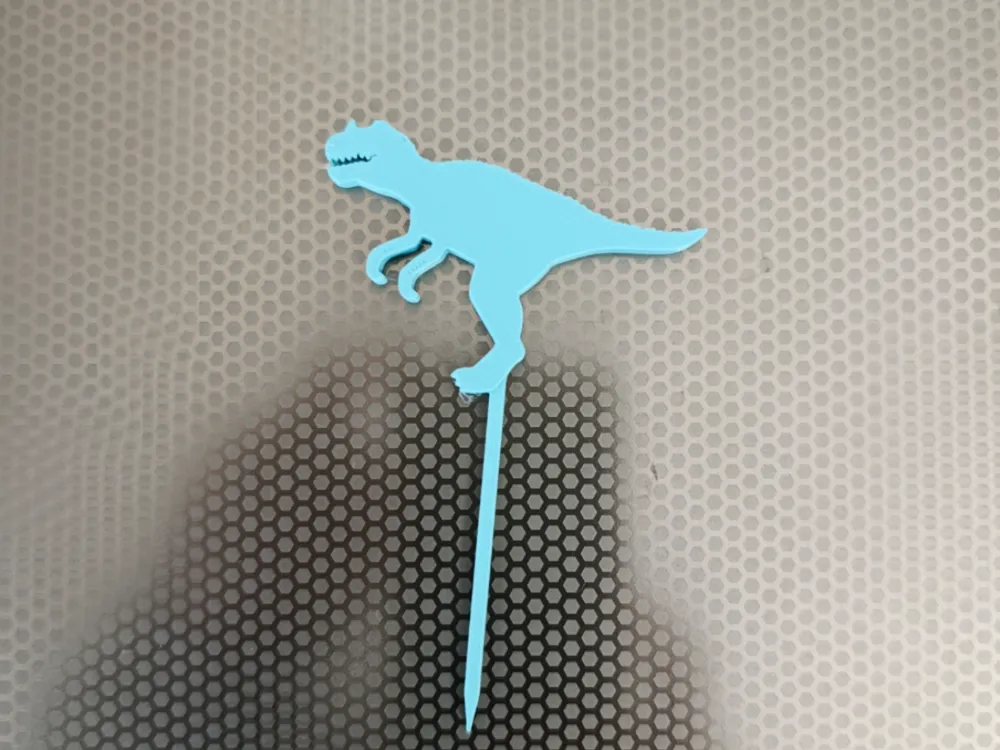 Cake Topper Dinosaure - Modèle d'Impression 3D Gratuit - MakerWorld