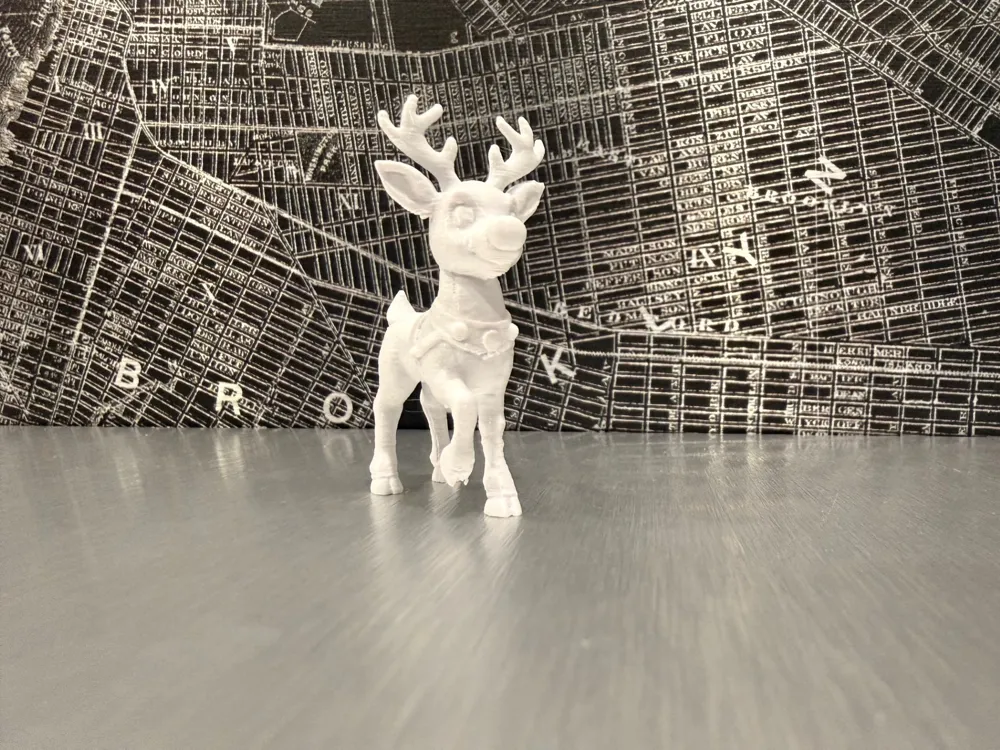 Reindeer Buddy – Desk Buddy Collection - Free 3D Print Model - MakerWorld