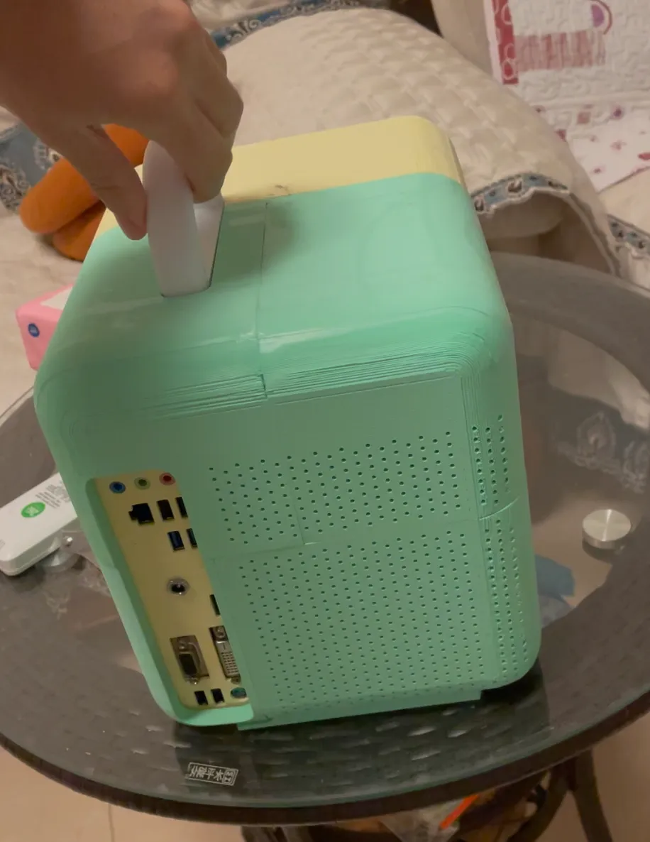 NAS case, 4-bay, for ASRock H310M-HDV by sanxi - MakerWorld