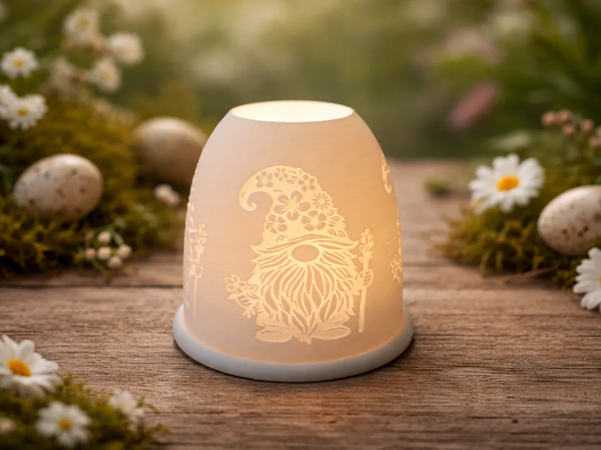 Blossom Magic Gnome Light Dome - Free 3D Print Model - MakerWorld