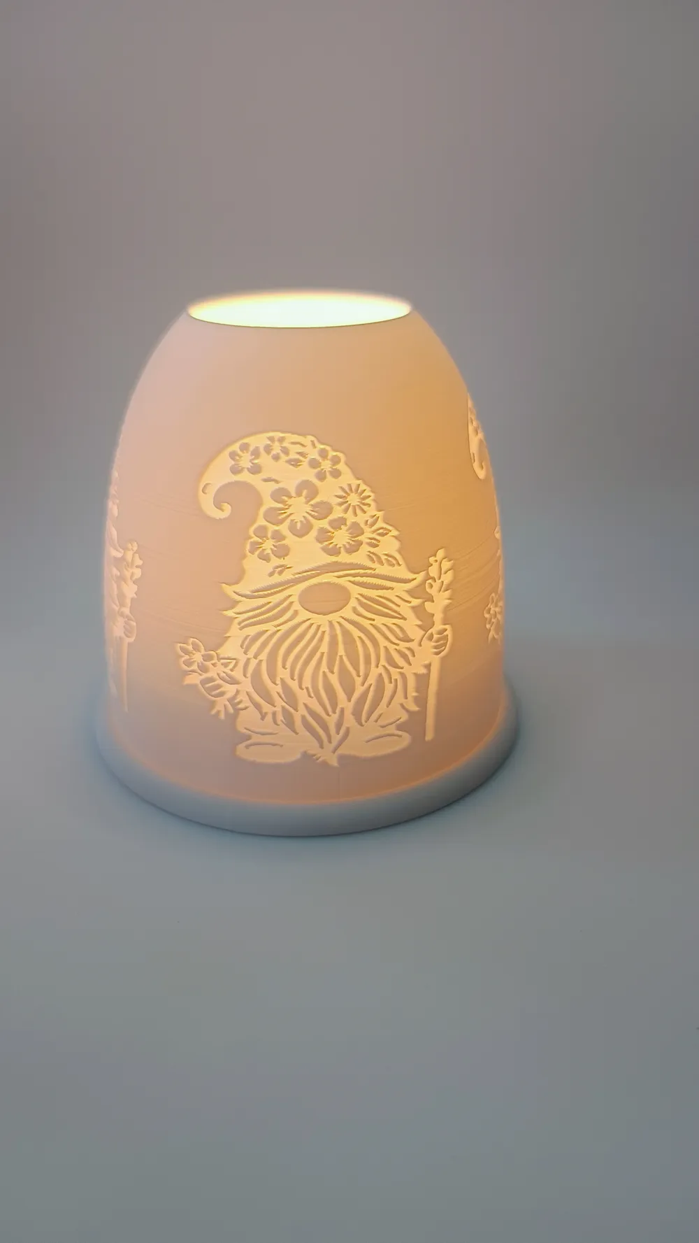 Blossom Magic Gnome Light Dome - Free 3D Print Model - MakerWorld
