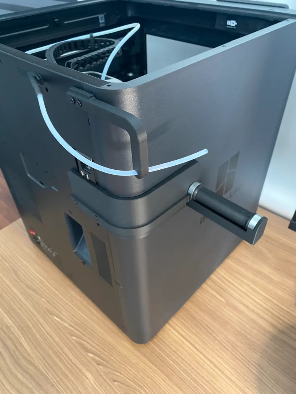 Side spool holder (For P1S and X1C) - Free 3D Print Model - MakerWorld