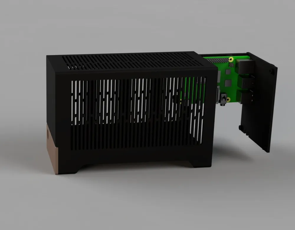 Fractal-Inspired Raspberry Pi 4 Case - Free 3D Print Model - MakerWorld