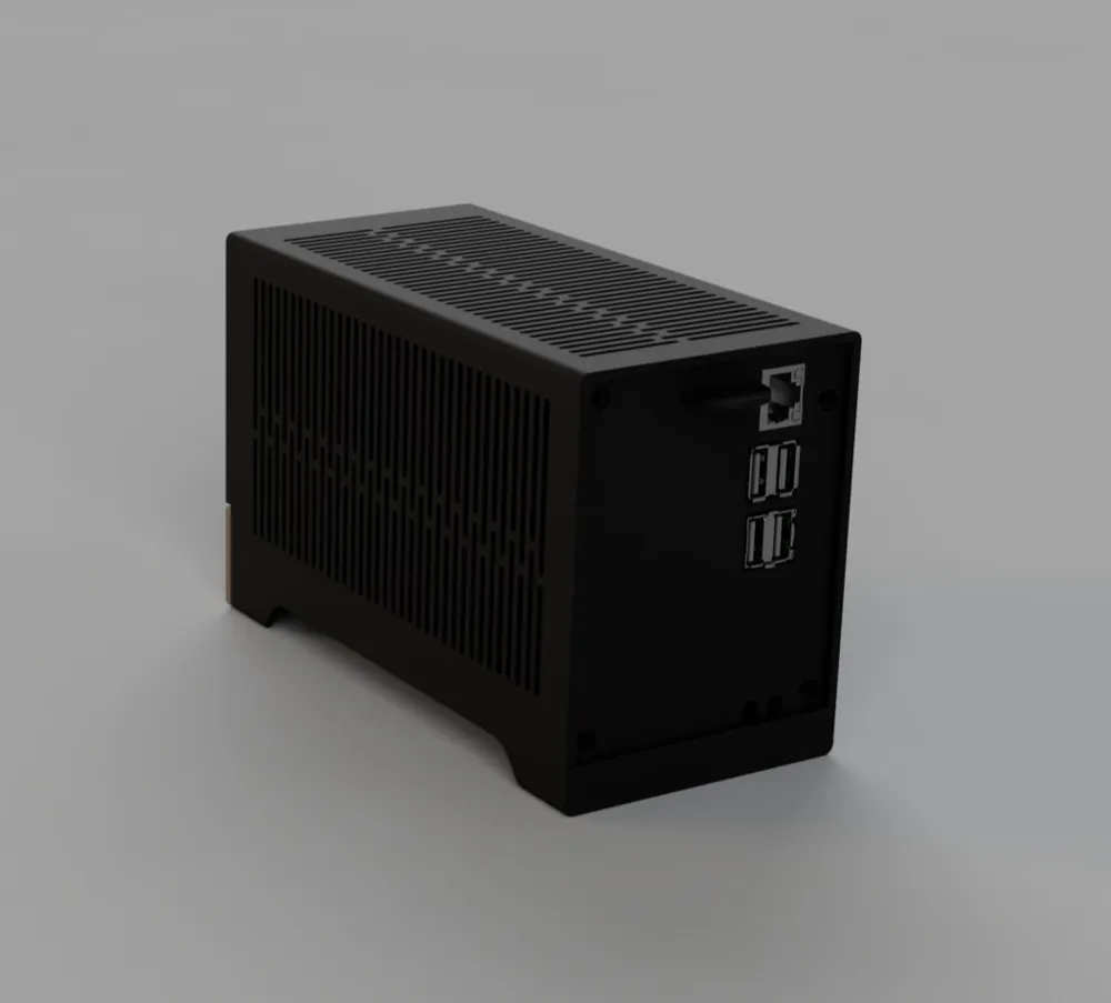 Fractal-Inspired Raspberry Pi 4 Case - Free 3D Print Model - MakerWorld