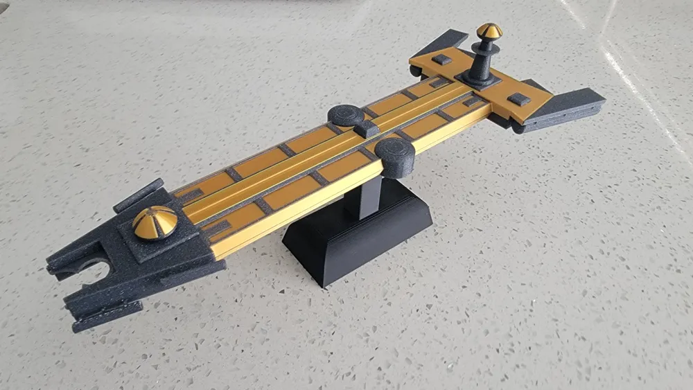 USS Cygnus from The Black Hole Movie Remixed by Landubious MakerWorld ...