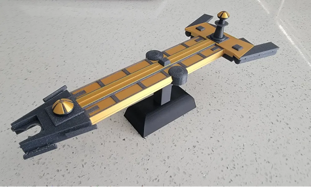 USS Cygnus from The Black Hole Movie Remixed by Landubious MakerWorld ...