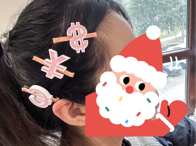 【Must-have for Street Vendors】Small Money Hair Clips/One-Click Triple ...