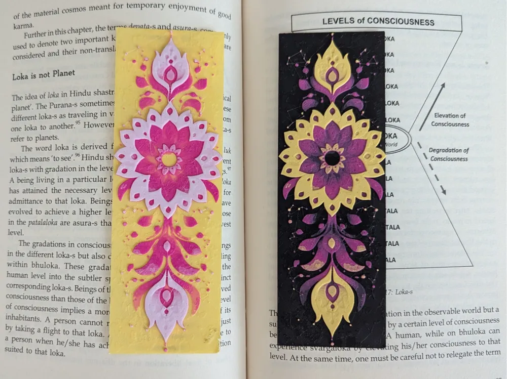 Rangoli Bookmark #2 by TheButterThief - MakerWorld