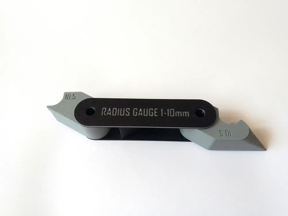 Radius Gauge 1-10mm and 11-20mm, 0.5mm increments by Rade MakerWorld ...
