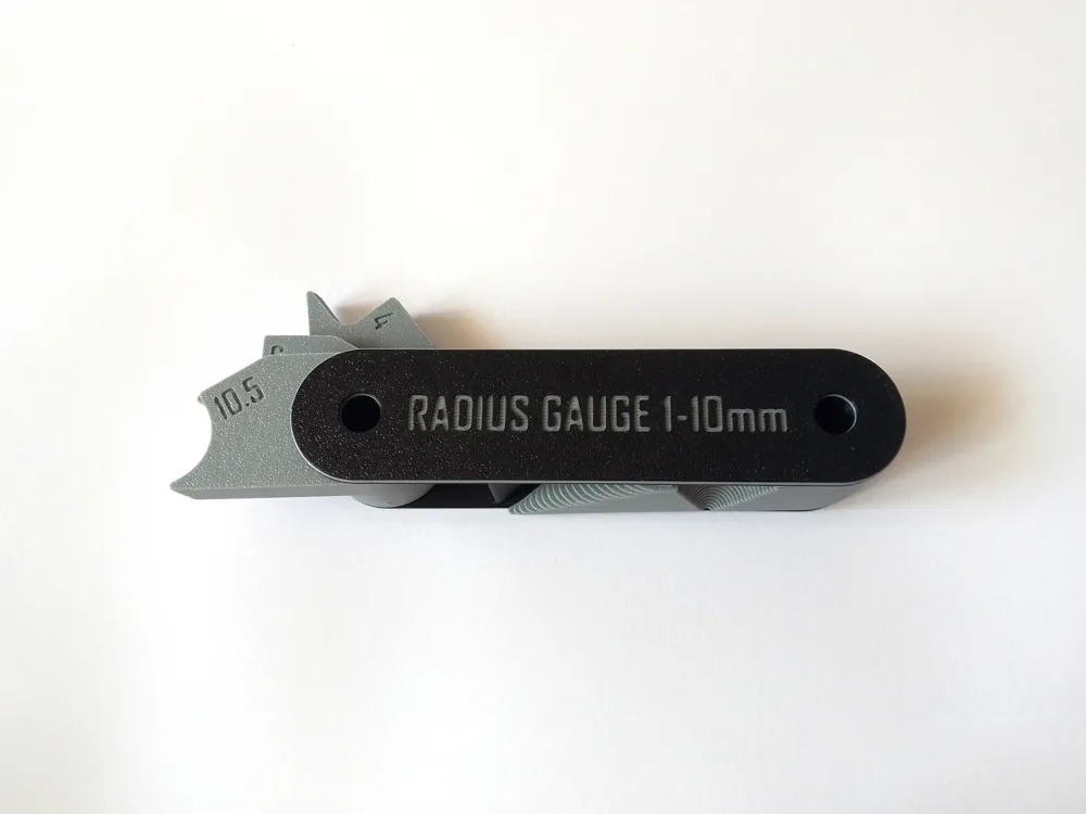 Radius Gauge 1-10mm and 11-20mm, 0.5mm increments by Rade MakerWorld ...