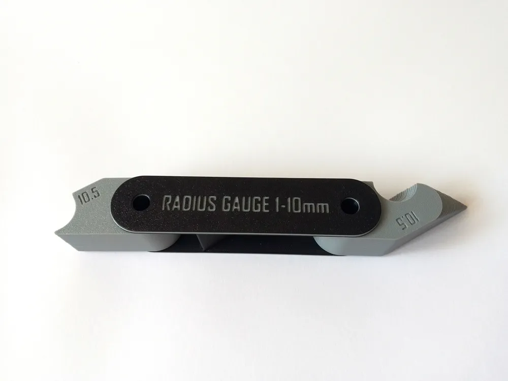Radius Gauge 1-10mm and 11-20mm, 0.5mm increments by Rade MakerWorld ...
