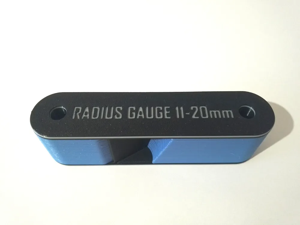 Radius Gauge 1-10mm and 11-20mm, 0.5mm increments by Rade MakerWorld ...