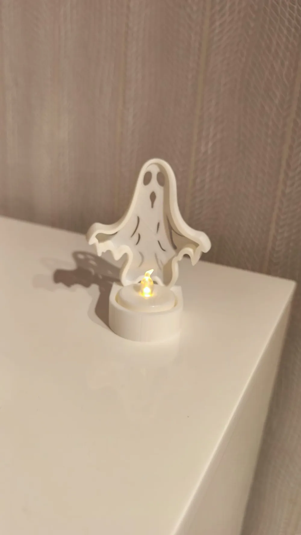 Halloween Ghost Tealight Stand by daniel.rynduch MakerWorld: Download ...