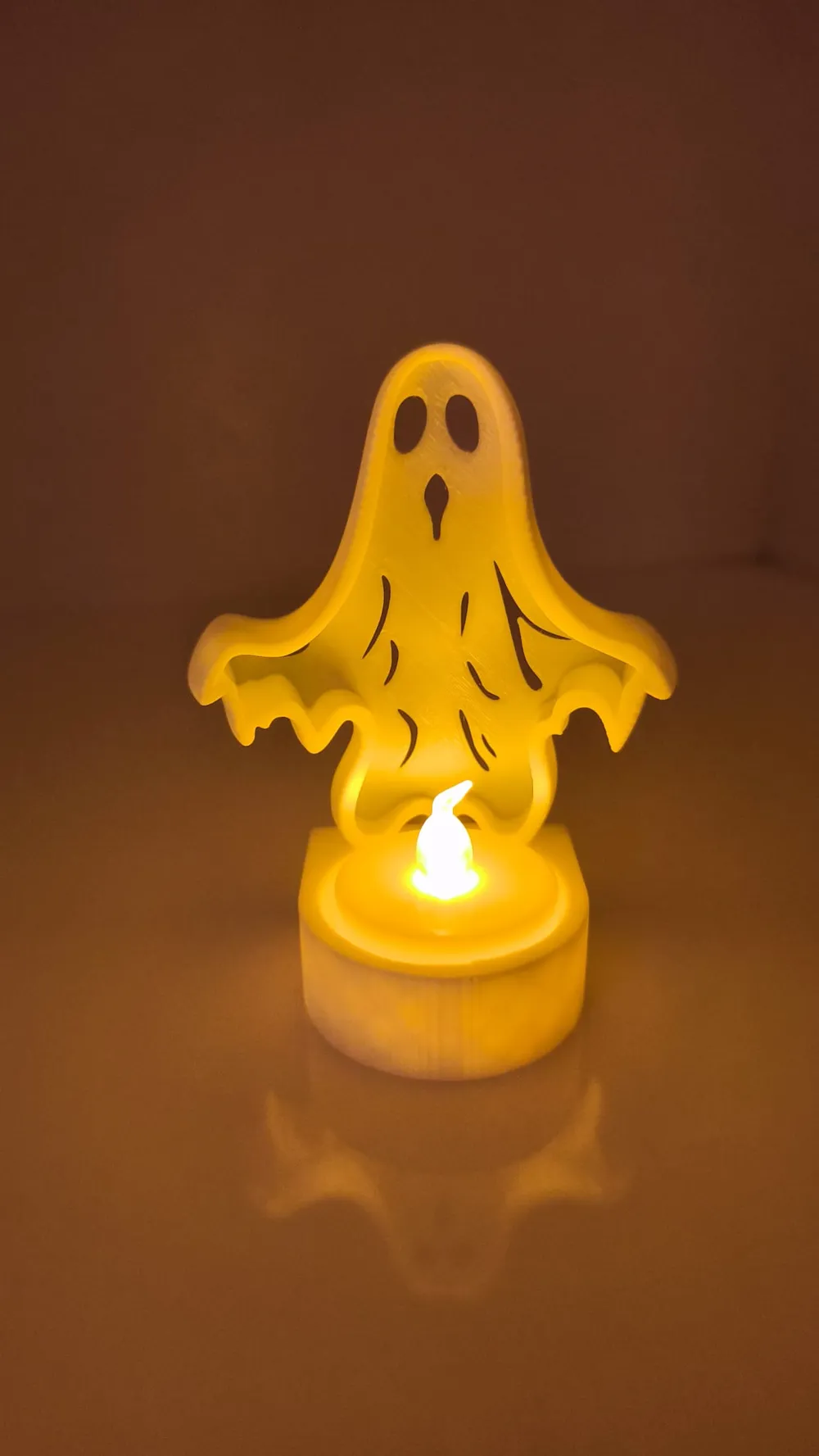 Halloween Ghost Tealight Stand by daniel.rynduch MakerWorld: Download ...