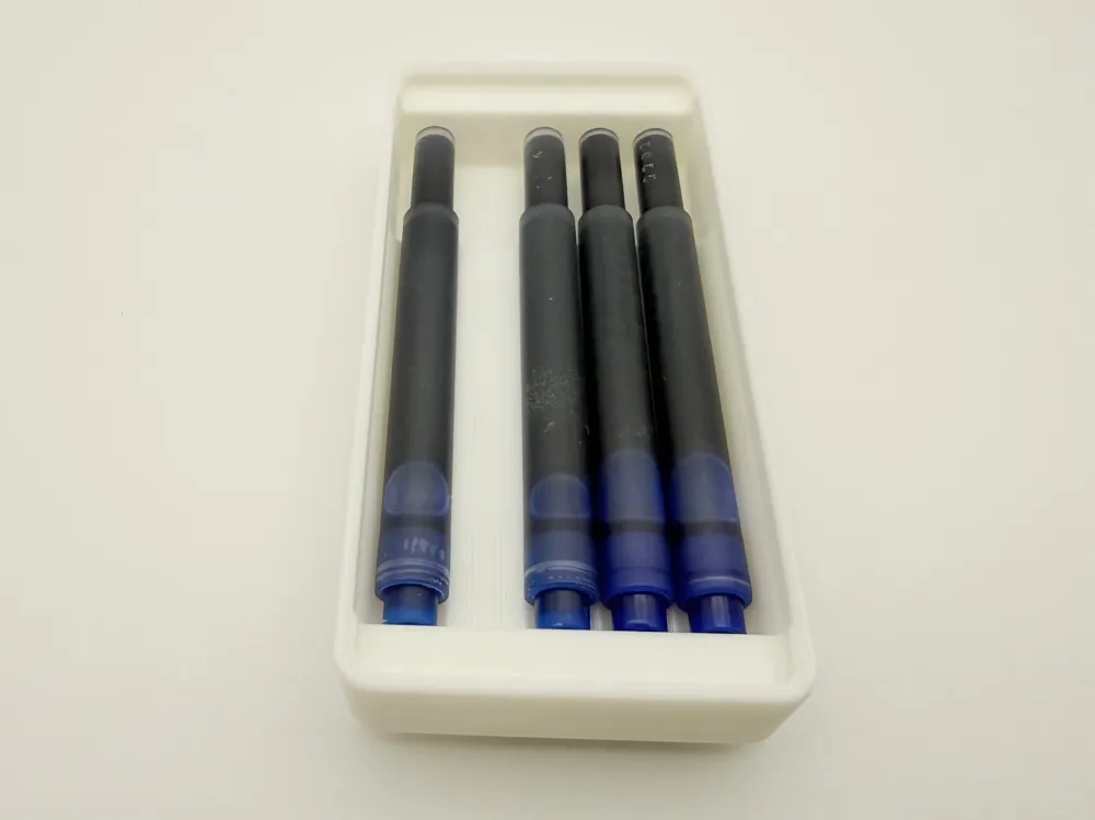 Fountain Pen Refill Gridfinity Bin - Free 3D Print Model - MakerWorld