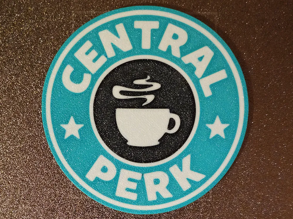 Friends Central Perk Coaster by neilault - MakerWorld