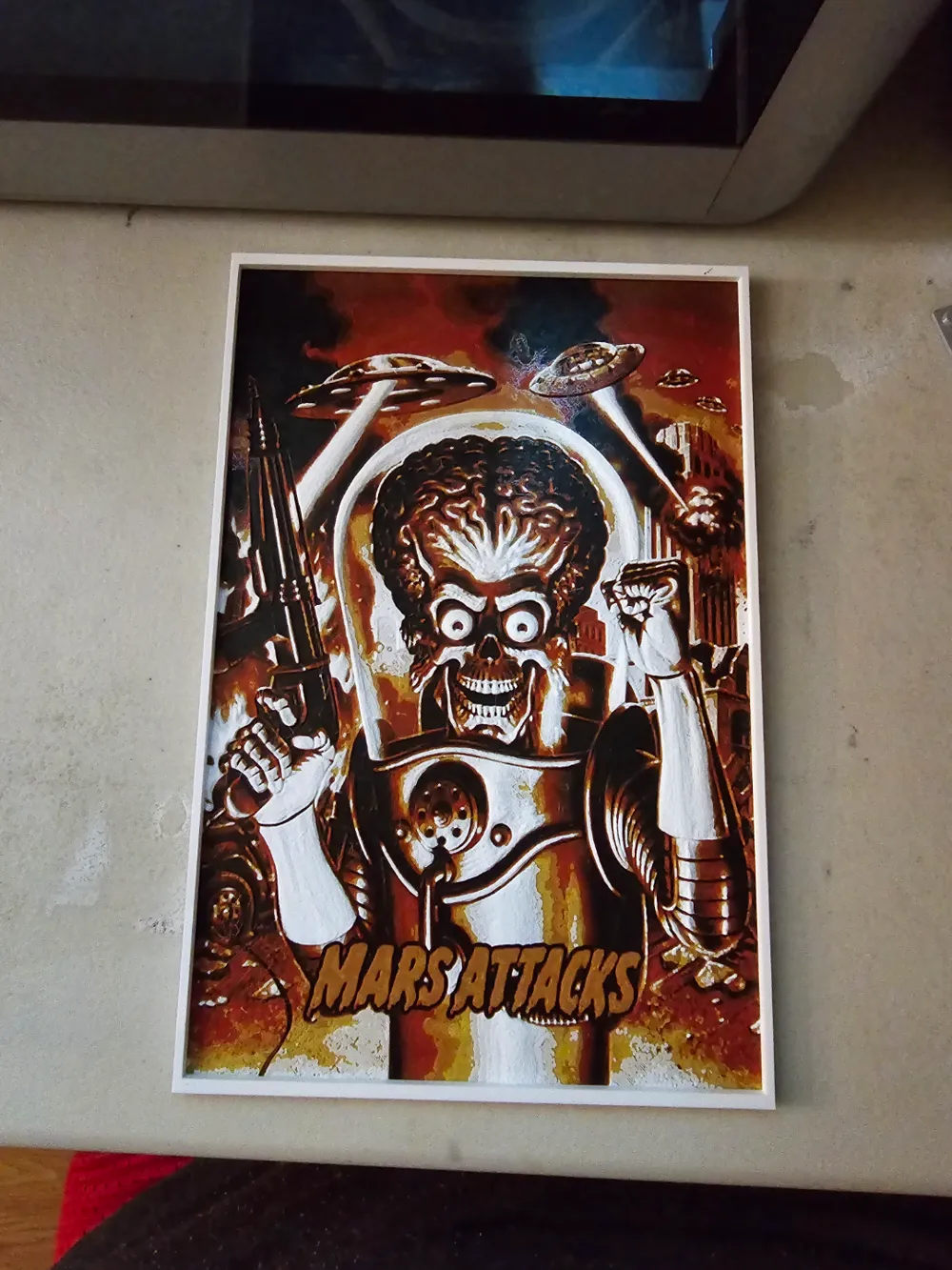Mars Attacks! Movie Poster - Hueforge Art by Lumpy3D - MakerWorld