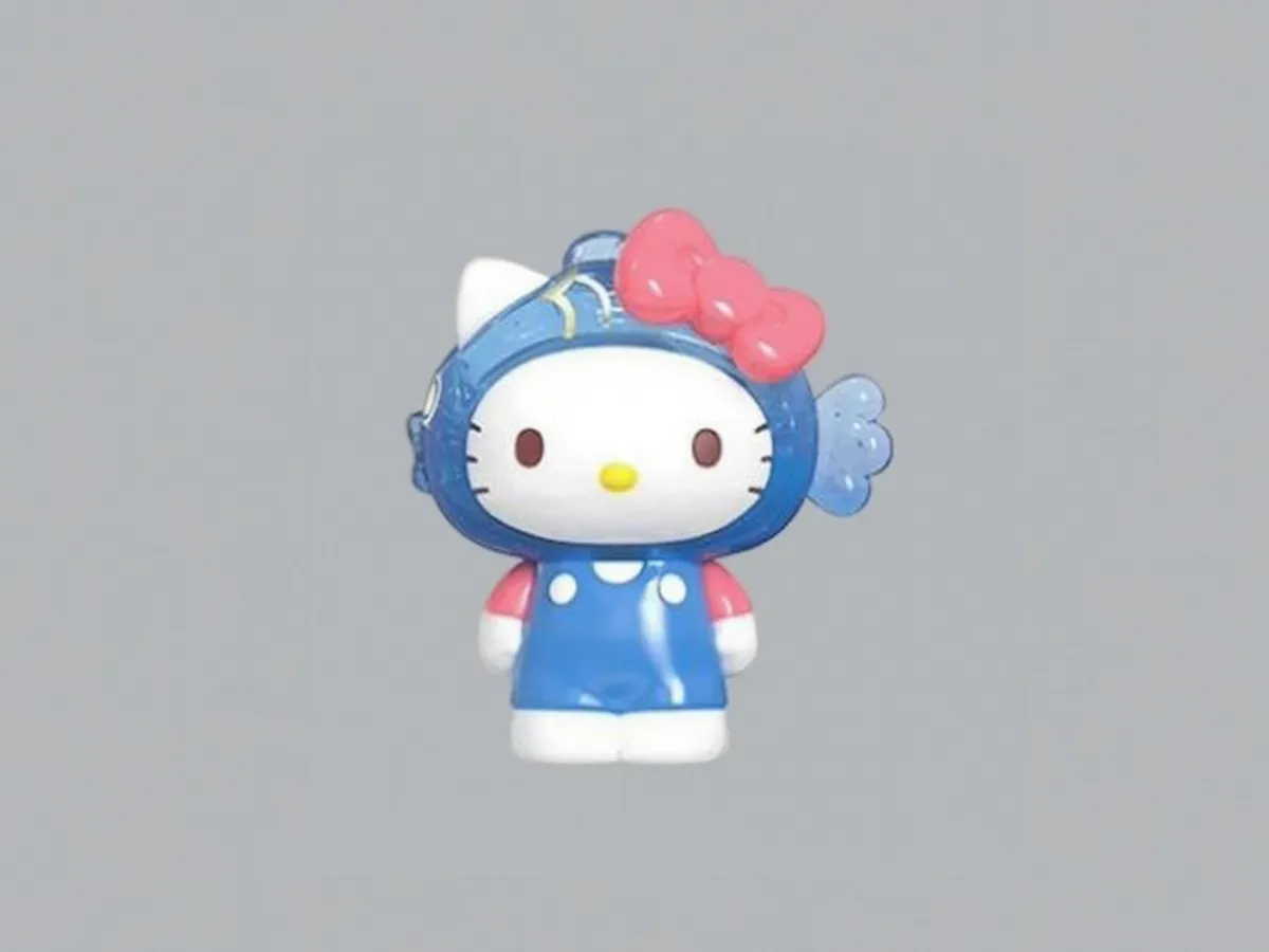 Lucky Koi Kitty Standing Pose - Sanrio Ornament Cute Trendy Toy Mystery ...