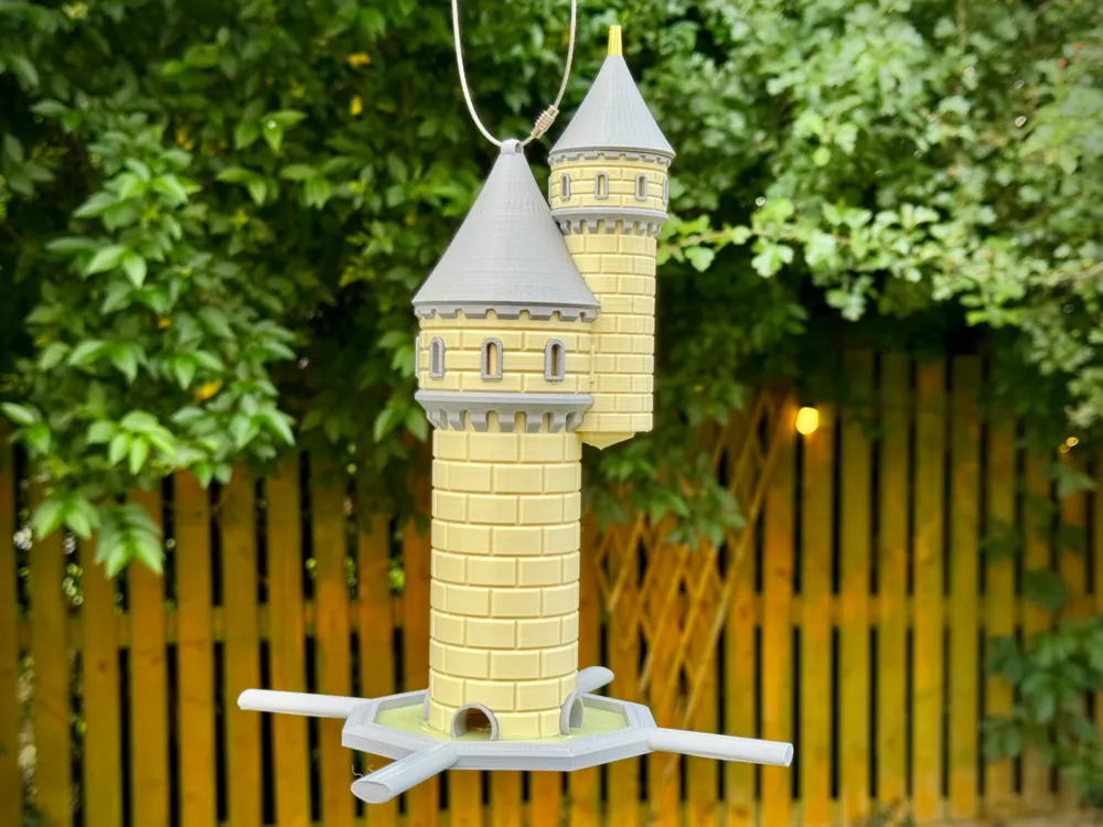 Harry Potter Hogwarts Owlery Bird Feeder - Free 3D Print Model - MakerWorld