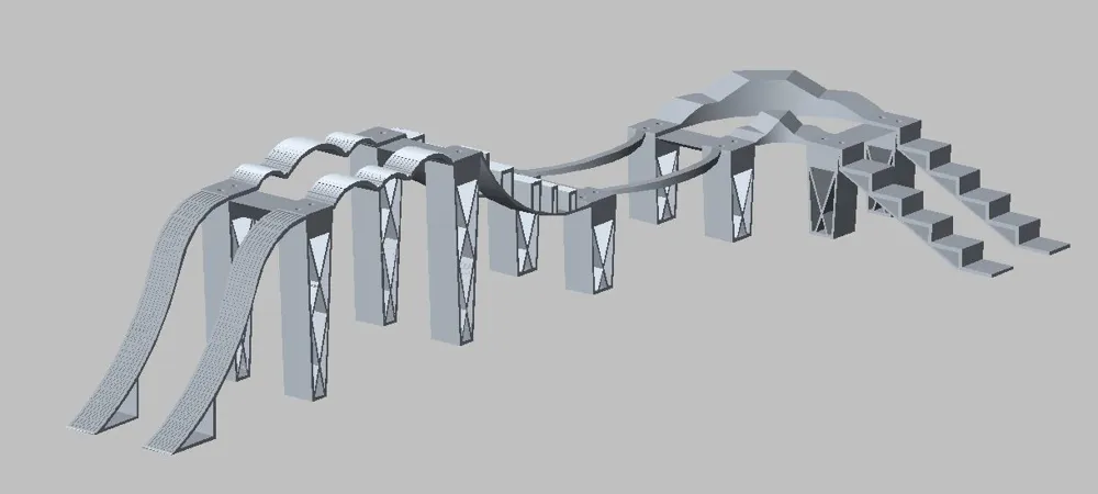 18th-24th Scale RC Crawler Course-Set 1_Obstacles - Free 3D Print Model ...