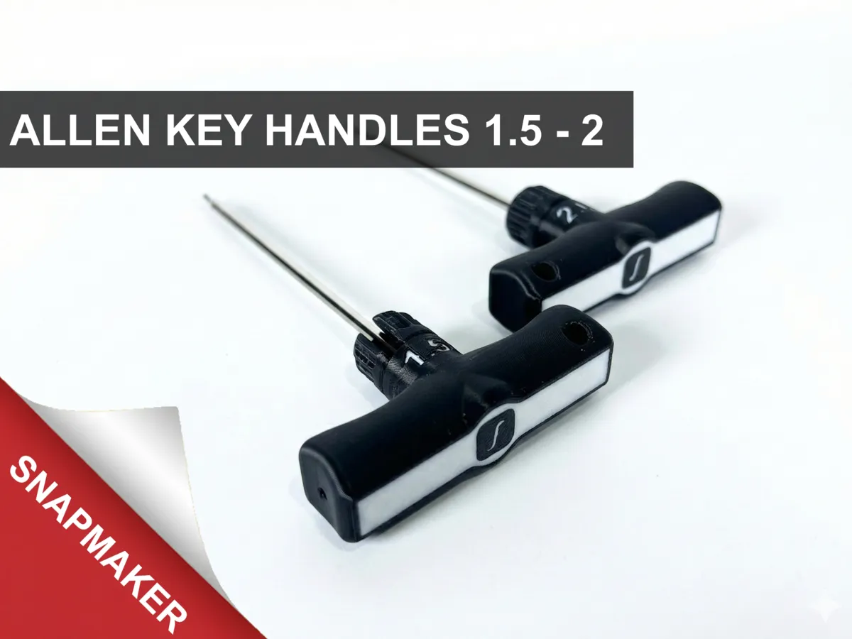 Handles for Snapmaker U1 Allen Keys 1.5 and 2mm - Free 3D Print Model ...