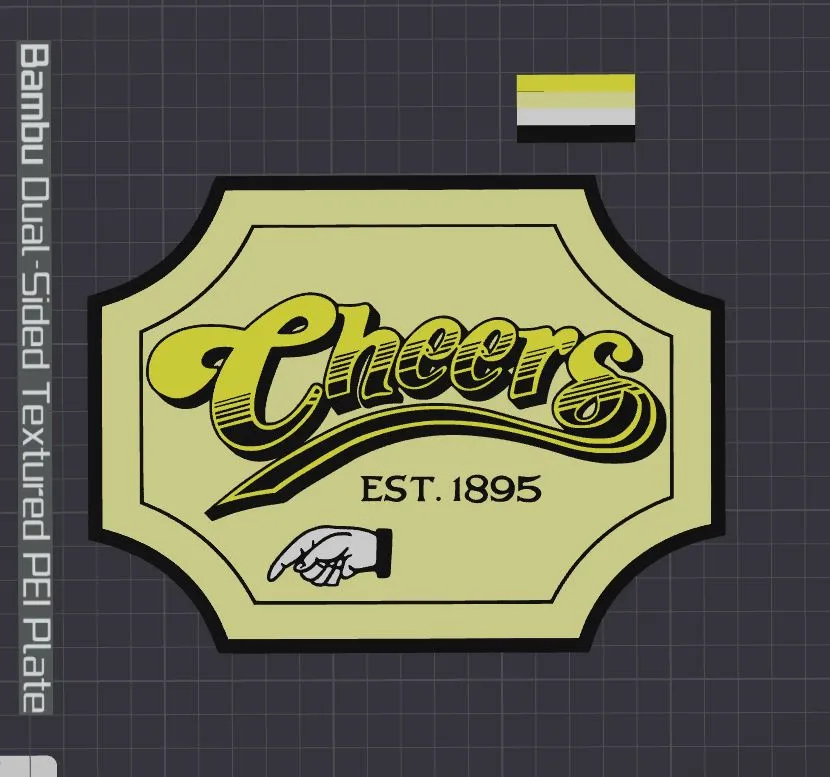 Cheers Bar Sign by Wizard7741 - MakerWorld
