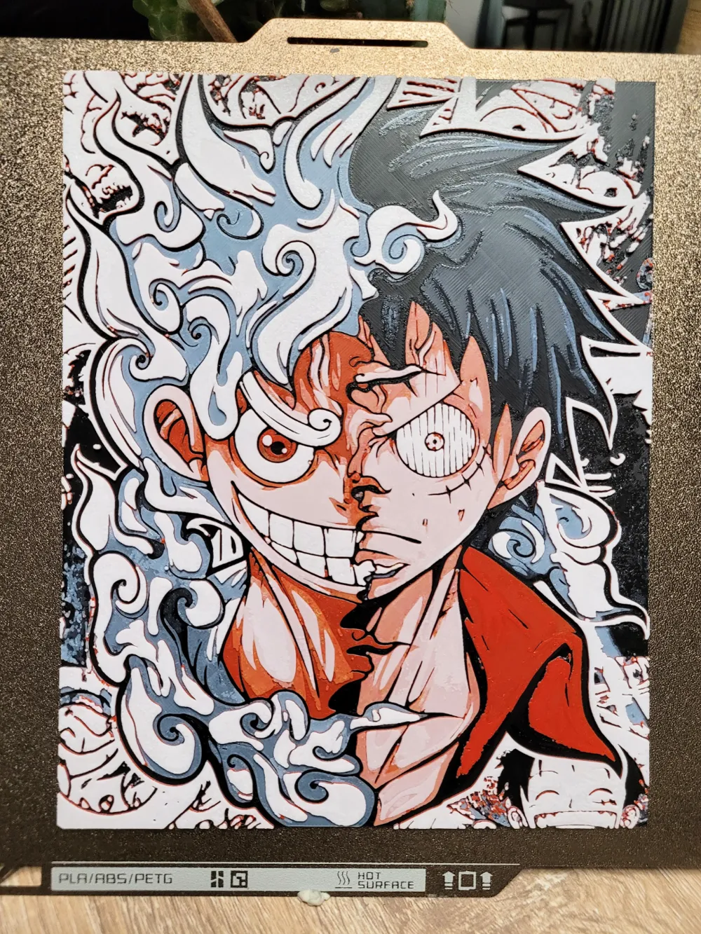 Luffy Nika - Half-Half - Gear5 - One Piece HF_CM - Free 3D Print Model ...