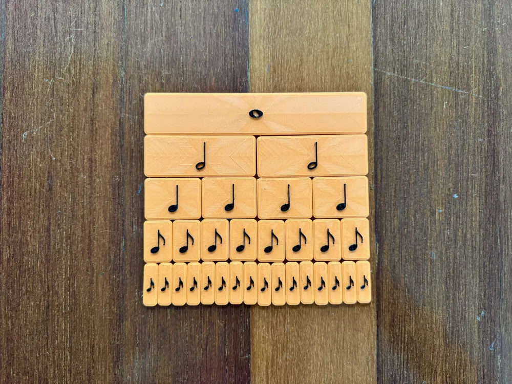 Musical Notation Blocks for Children - Free 3D Print Model - MakerWorld