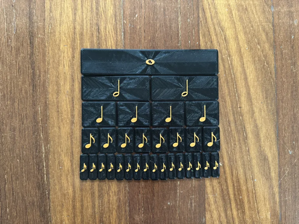 Musical Notation Blocks for Children - Free 3D Print Model - MakerWorld