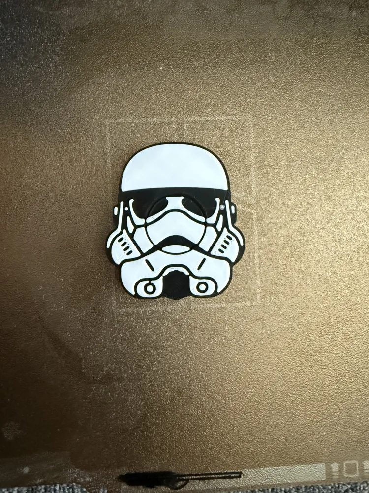 Stormtrooper Fidget Spinner Star Wars Print in one Remixed by Schwedo ...