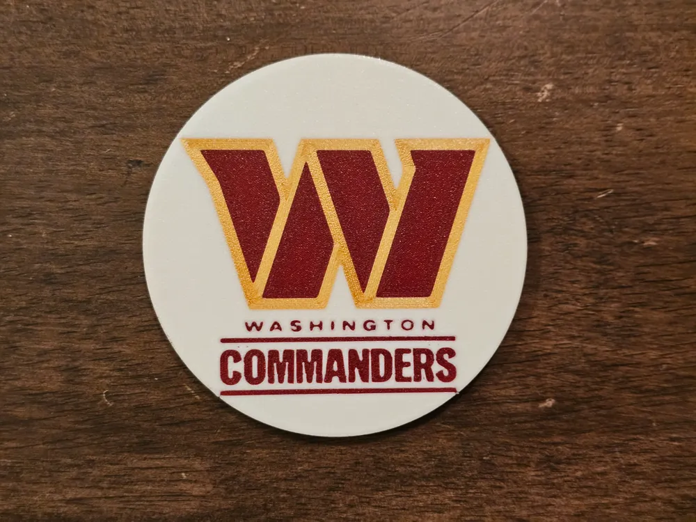 Washington Commanders Coaster by miker73 - MakerWorld