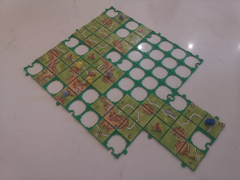 Carcassonne Base Plate 3x3 Tile Grids by MaDutt MakerWorld: Download ...