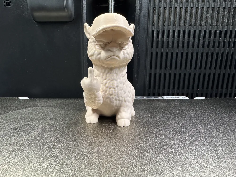 Grumpy Alpaka - Free 3D Print Model - MakerWorld