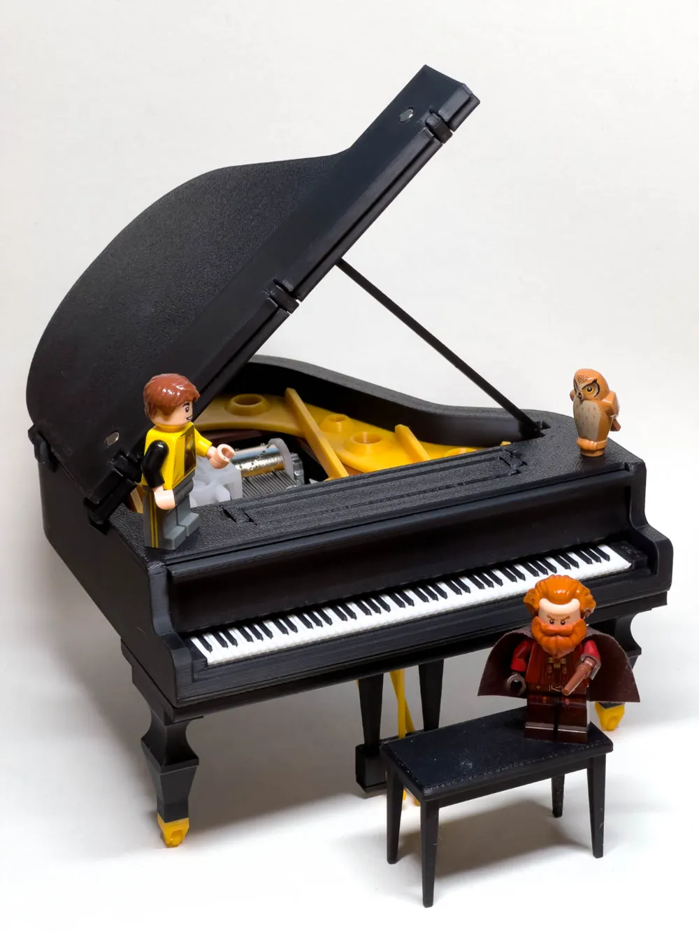 Piano bench, Matching K014, K015 kit piano by eyestudio MakerWorld: Download Free 3D Models