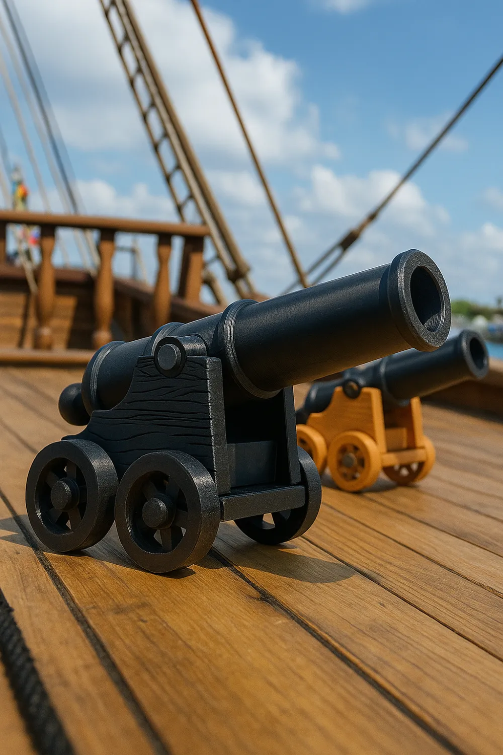 Galeon Gun - Desk Battle Edition by GENERA 3D MODEL ART MakerWorld ...