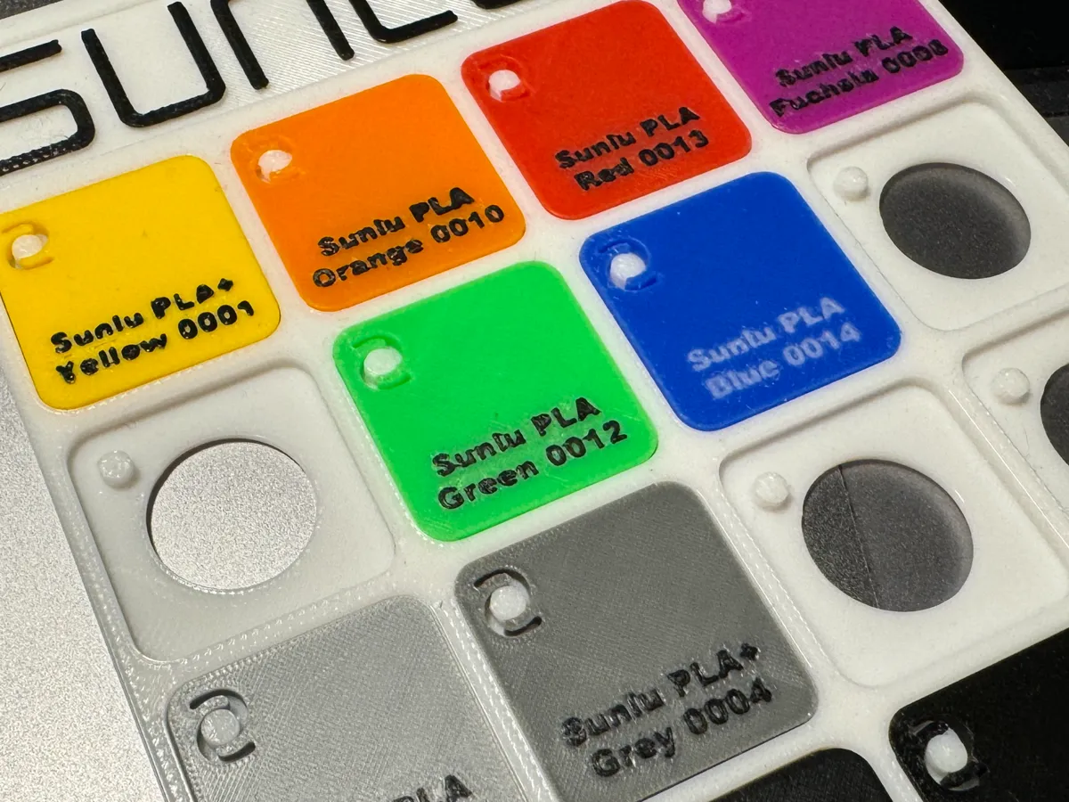 Bambu Lab Original Filament Swatch Sample Text by platini76 MakerWorld ...