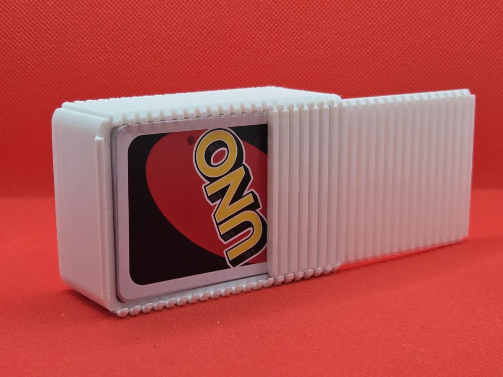 UNO Vault: Sleek Card Case with Sliding Lid by OttoTheFurst - MakerWorld