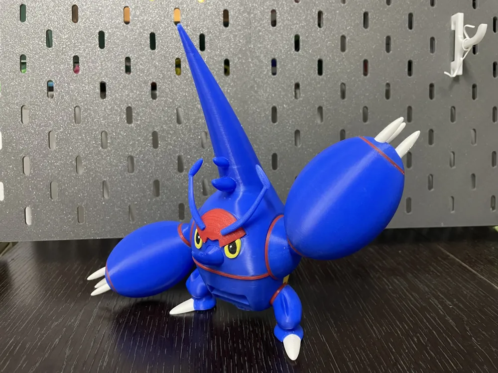 Pokemon Articulated Mega Heracross Bug King 18CM - Free 3D Print Model ...