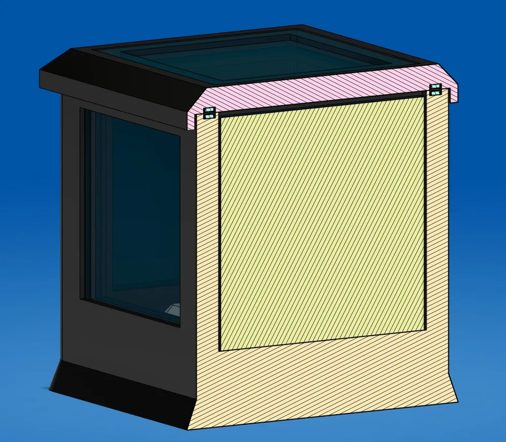 100mm x 100mm Lithophan-Box, quadratisches Puck-Licht – Kostenloses 3D ...