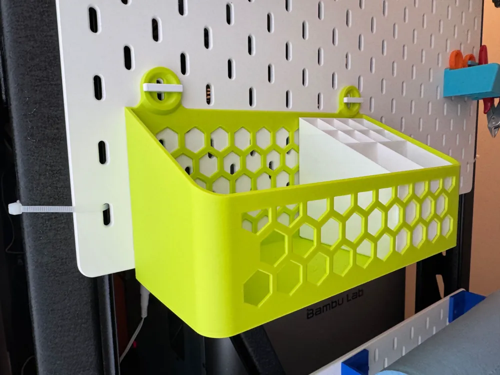 IKEA Skadis Basket Bin Organizer + 3 Inserts! by DisplayWorks - MakerWorld