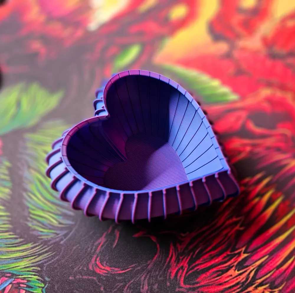 Heart Flower Pot - Love Pot by Chroma3D - MakerWorld